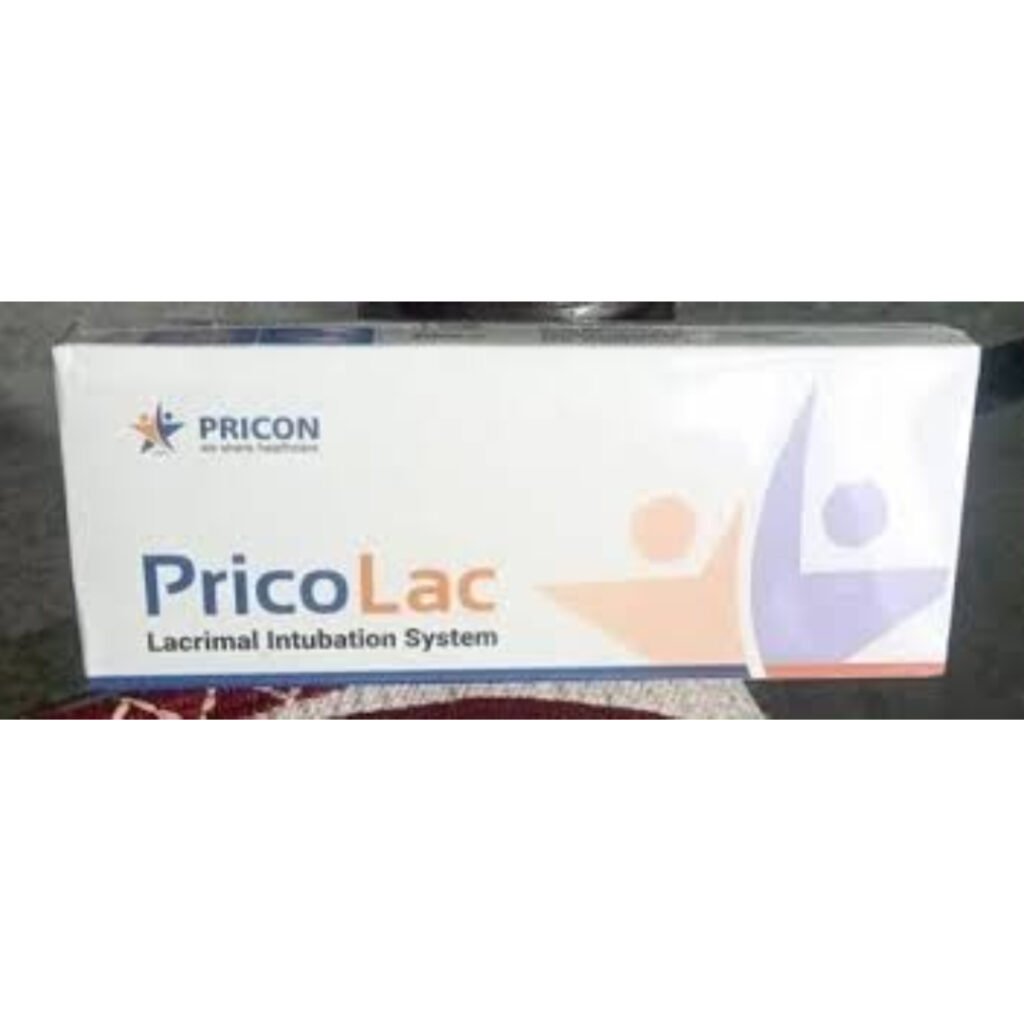 PRICON ENT DCR LACRIMAL INTUBITION TUBE STENT 23G 11CM - Sai's Ridge ...